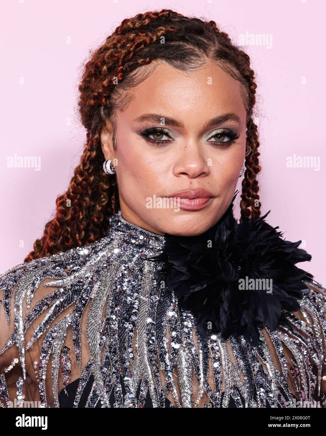 BEVERLY HILLS, LOS ANGELES, CALIFORNIA, USA - APRIL 09: Andra Day ...