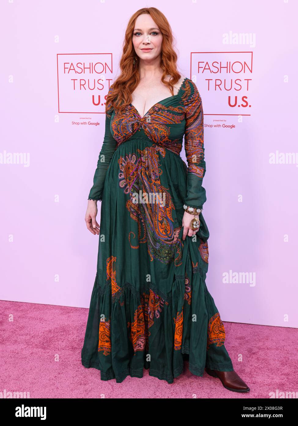 BEVERLY HILLS, LOS ANGELES, CALIFORNIA, USA - APRIL 09: Christina ...