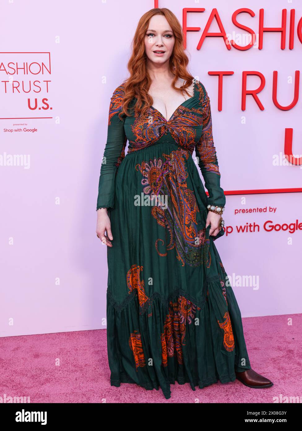 BEVERLY HILLS, LOS ANGELES, CALIFORNIA, USA - APRIL 09: Christina ...