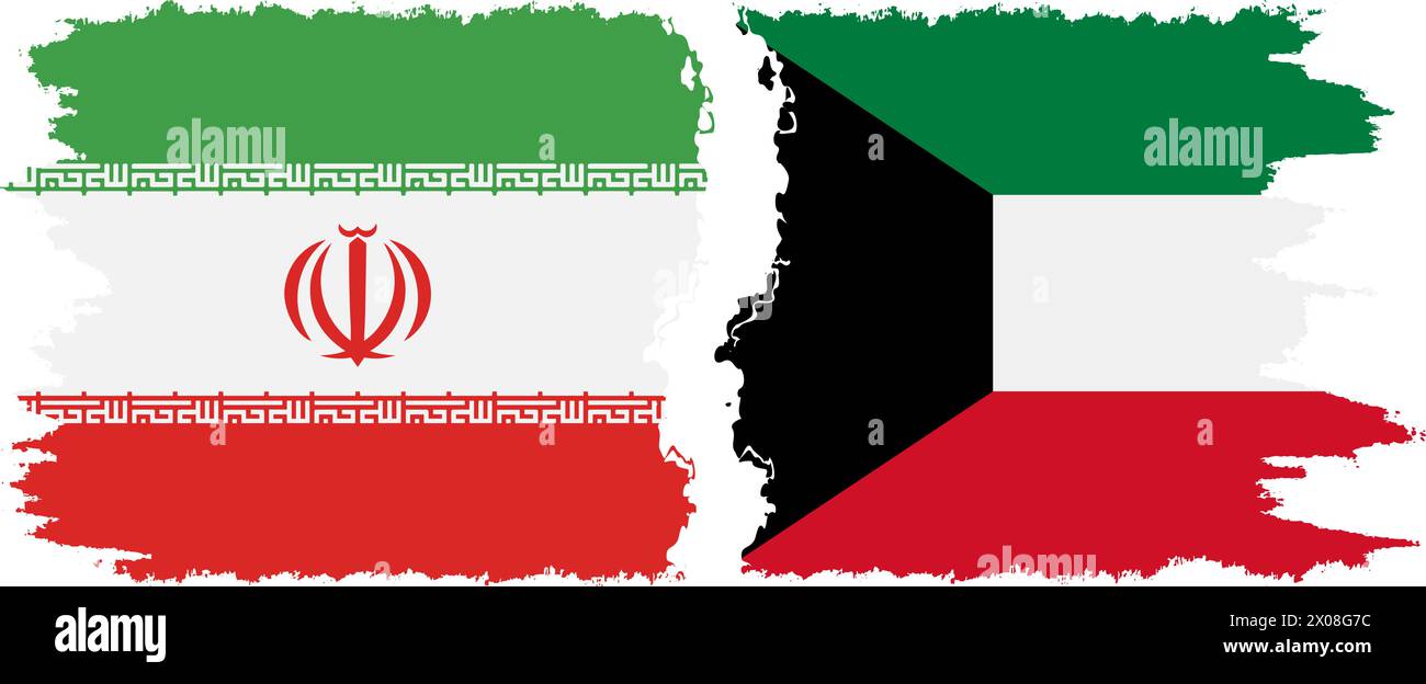 Iran kuwait conflict Stock Vector Images - Alamy