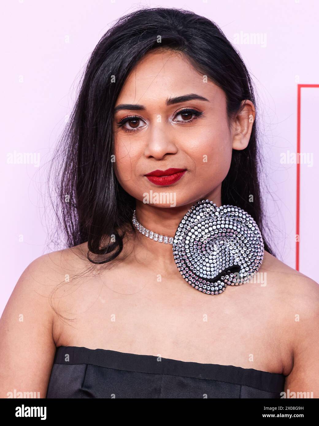 BEVERLY HILLS, LOS ANGELES, CALIFORNIA, USA - APRIL 09: Hema Bose ...