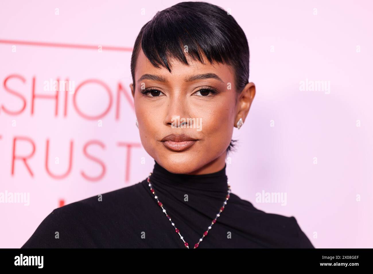 BEVERLY HILLS, LOS ANGELES, CALIFORNIA, USA - APRIL 09: Karrueche Tran ...