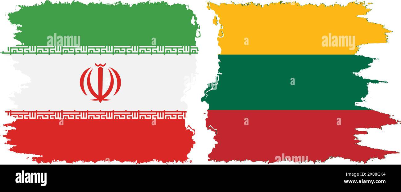 Iran lithuania flag Stock Vector Images - Alamy