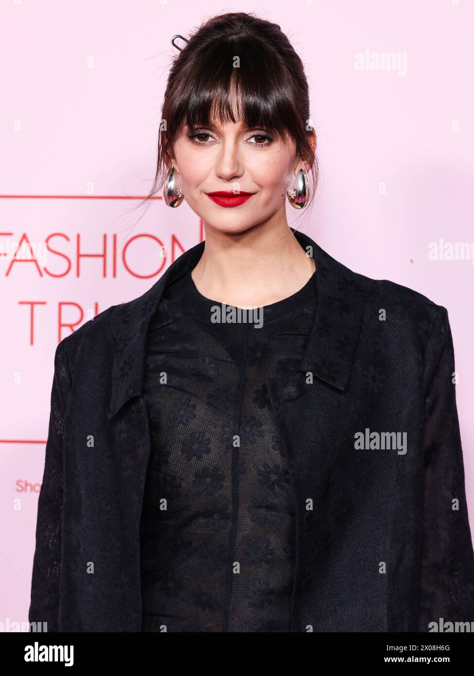 BEVERLY HILLS, LOS ANGELES, CALIFORNIA, USA - APRIL 09: Nina Dobrev ...