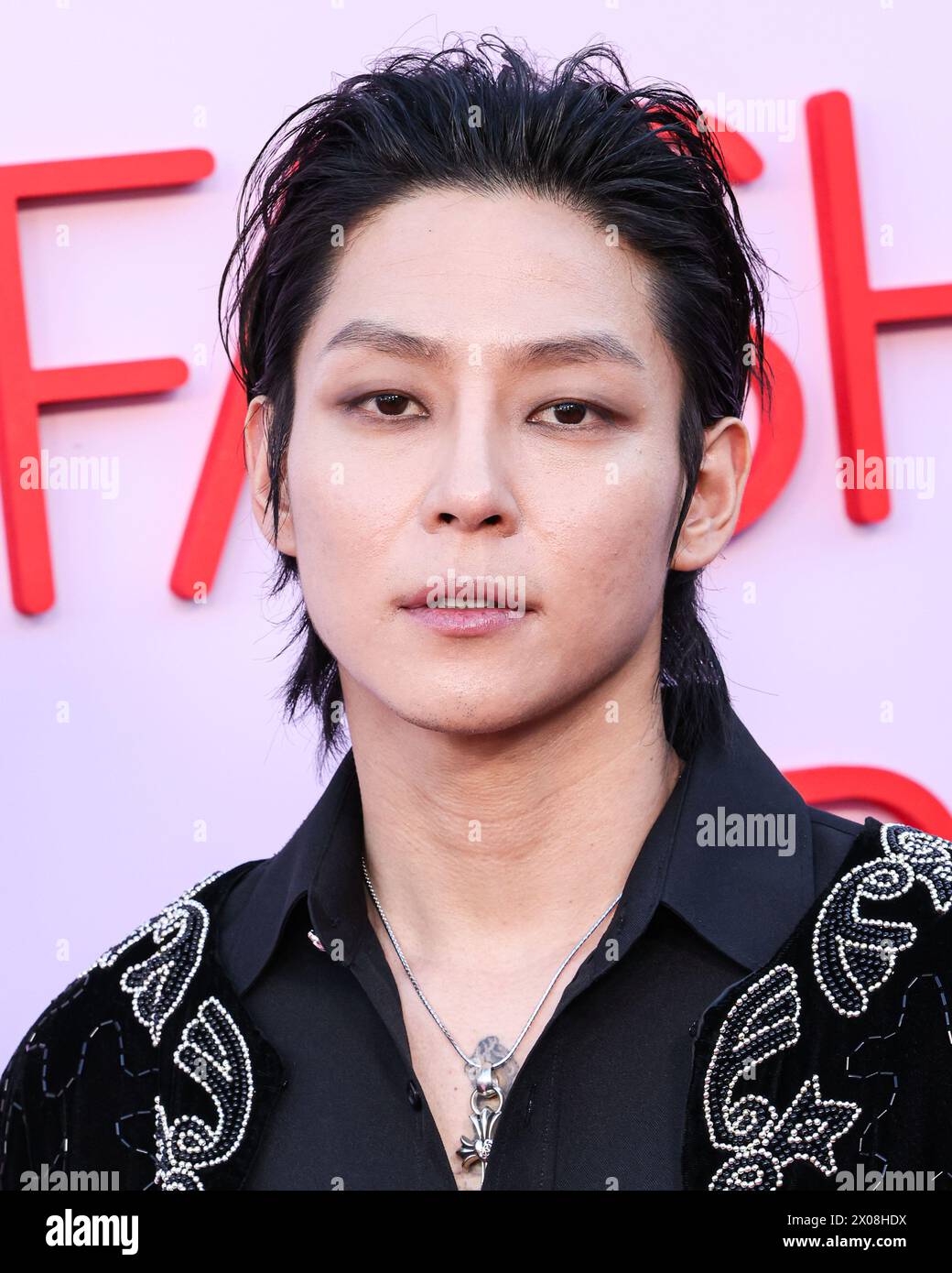 BEVERLY HILLS, LOS ANGELES, CALIFORNIA, USA - APRIL 09: Woosung of The ...