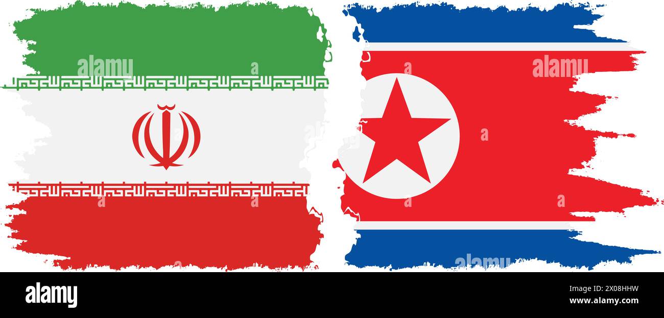 North Korea and Iran grunge flags connection, vector Stock Vector Image ... North Korea and Iran grunge flags connection, vector Stock Vector Image ...