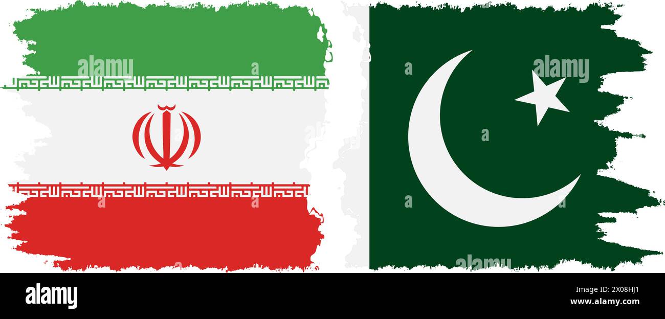 Pakistan iran flag Stock Vector Images - Alamy