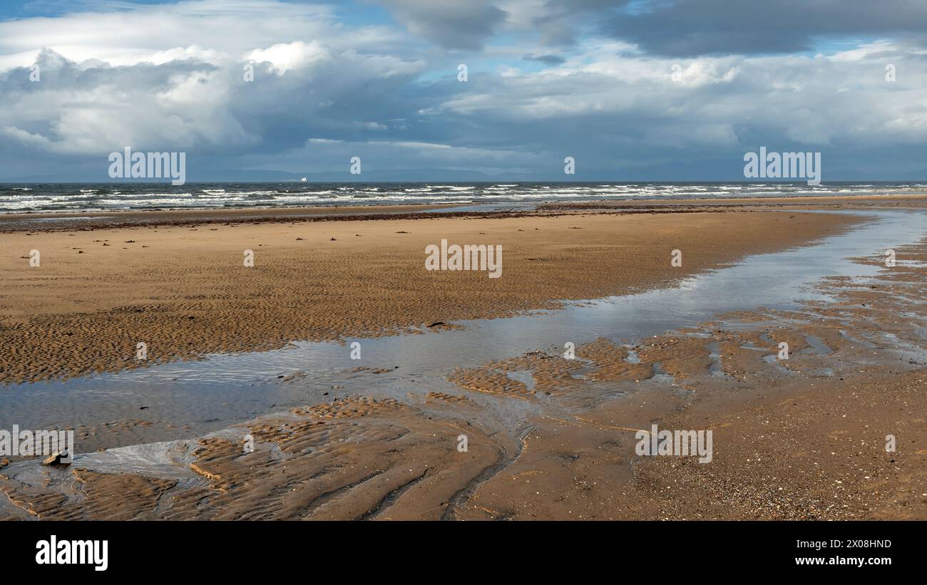 Maidens Beach on low tide, Scotland Stock Photo - Alamy