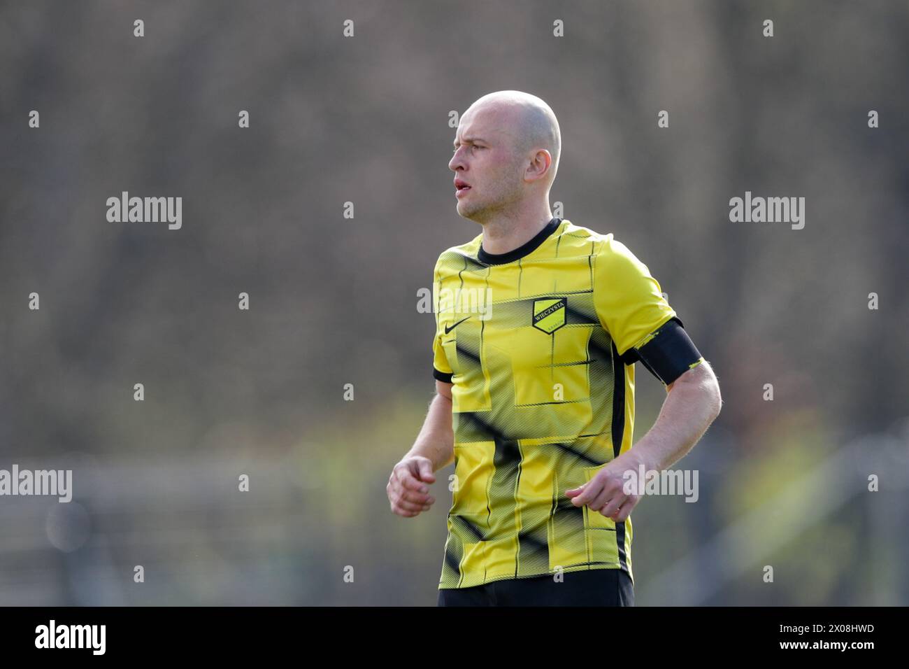 Michal Pazdan of Wieczysta Krakow seen during Polish III League Group ...