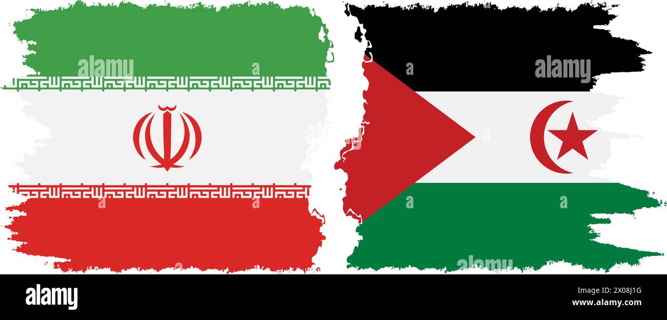 Iran western sahara flag hi-res stock photography and images - Alamy