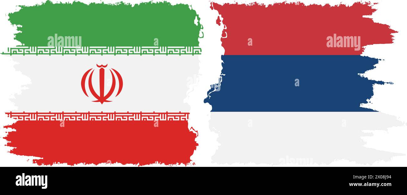 Serbia iran flag Stock Vector Images - Alamy