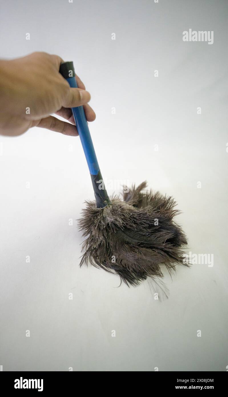 Cleaning objects and home small household duster Stock Photo - Alamy