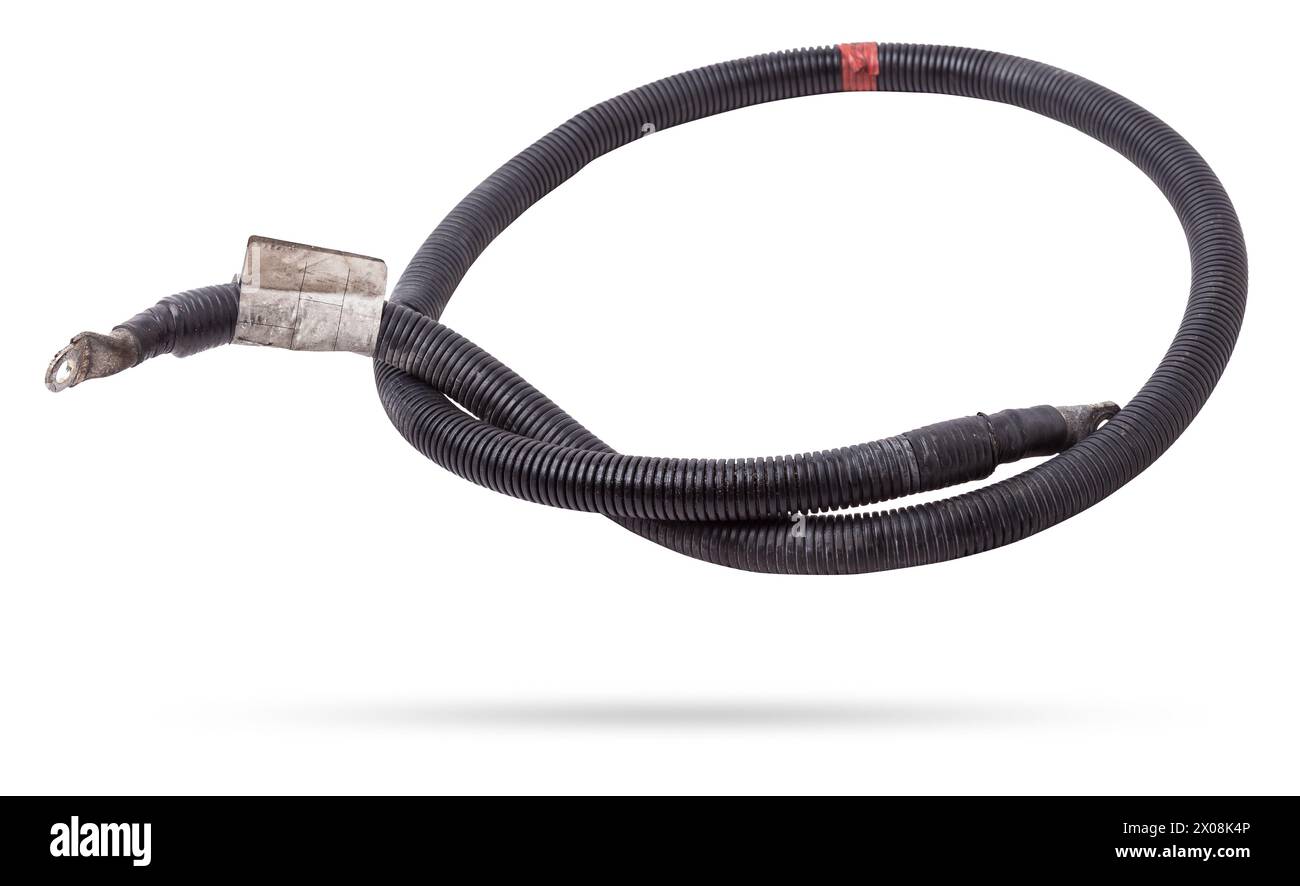 Automotive wiring harness with negative battery terminal and squib for ...
