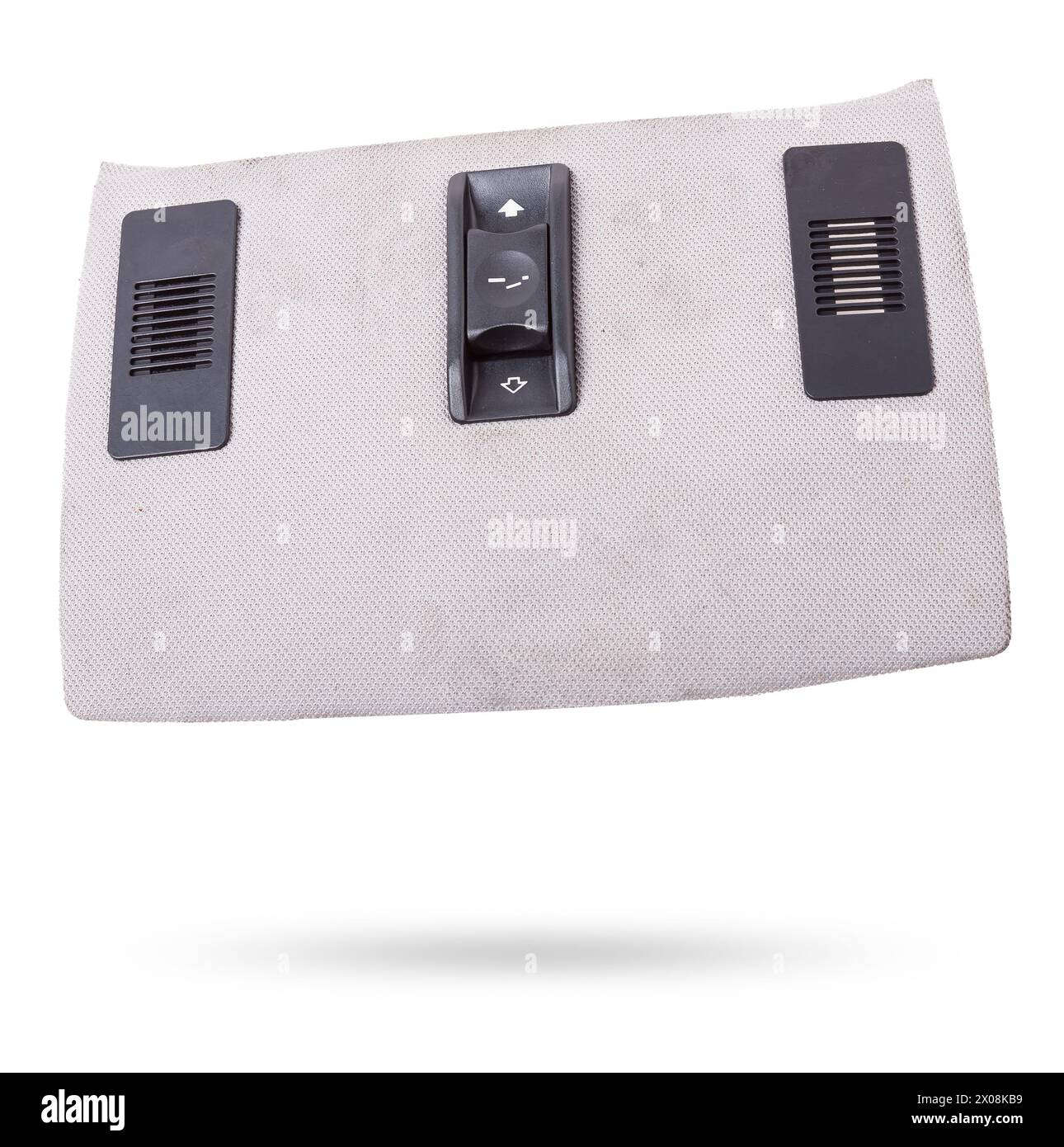 Close-up of roof light control dashboard and sunroof buttons of luxury ...