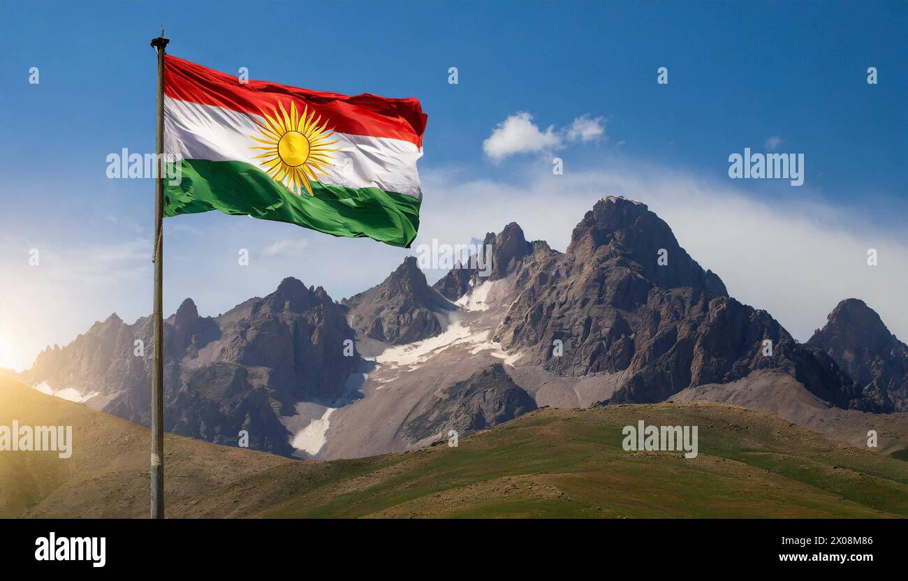 Kurdistan flagge hi-res stock photography and images - Alamy