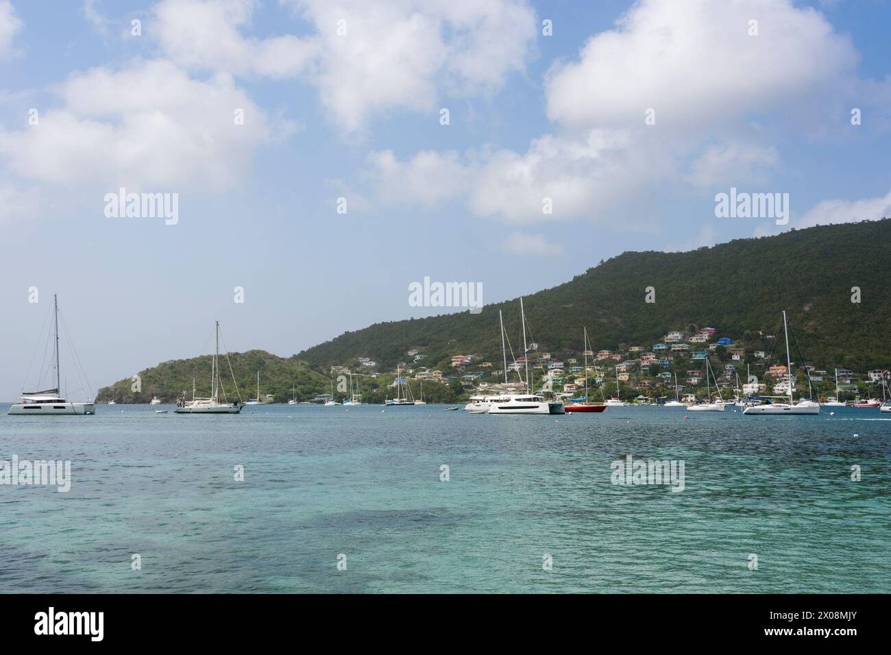 Admiralty Bay Harbour, Port Elizabeth, Bequia Island, St Vincent & the ...