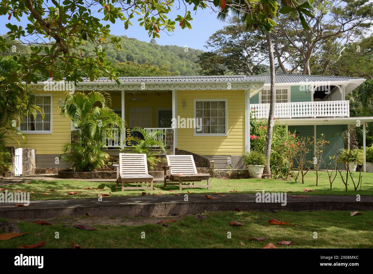 Houses in Port Elizabeth, Bequia Island, St Vincent & the Grenadines ...