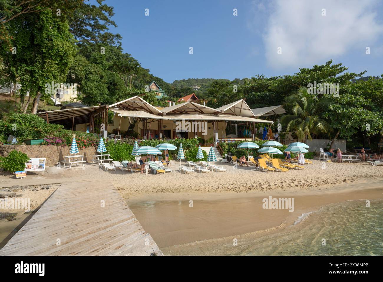 Jack's Bar (owned by Bequia Beach Hotel). Princess Margaret Beach ...