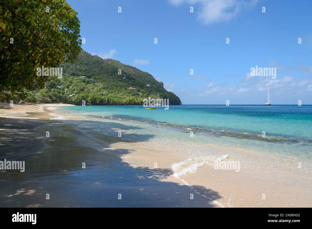 Lower Bay beach, Bequia Island, St Vincent & the Grenadines, Caribbean ...