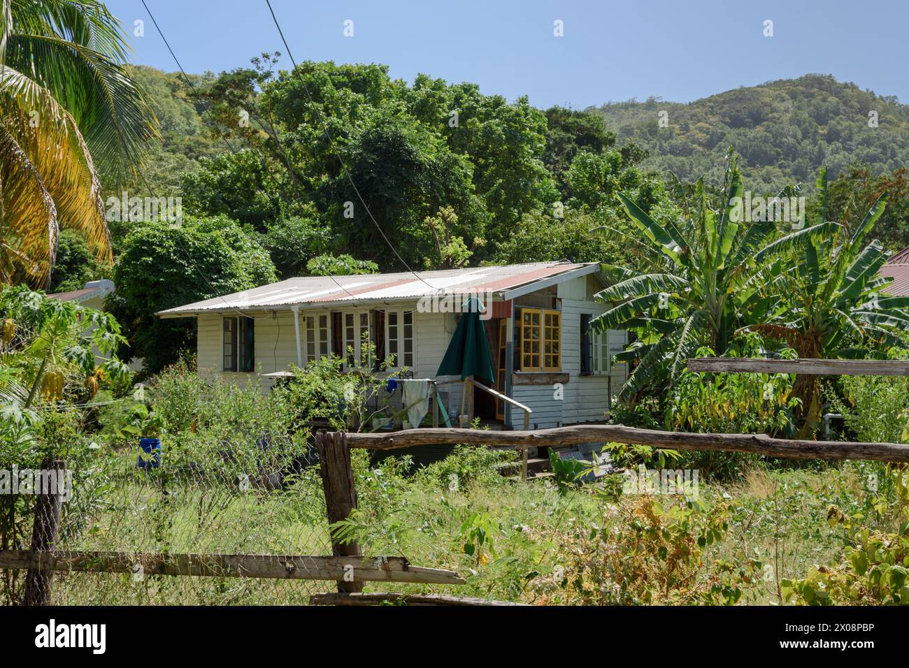 Rustic wooden house in Lower Bay, Bequia Island, St Vincent & the ...