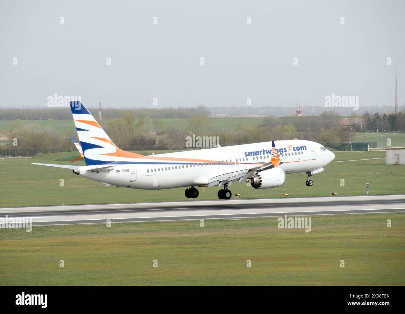 Smartwings (is a low-cost leisure Czech airline), Boeing 737 MAX 8 ...