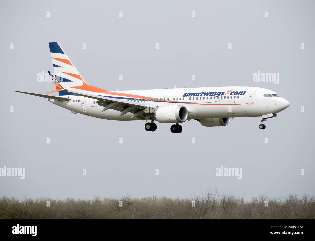 Smartwings (is a low-cost leisure Czech airline), Boeing 737 MAX 8 ...