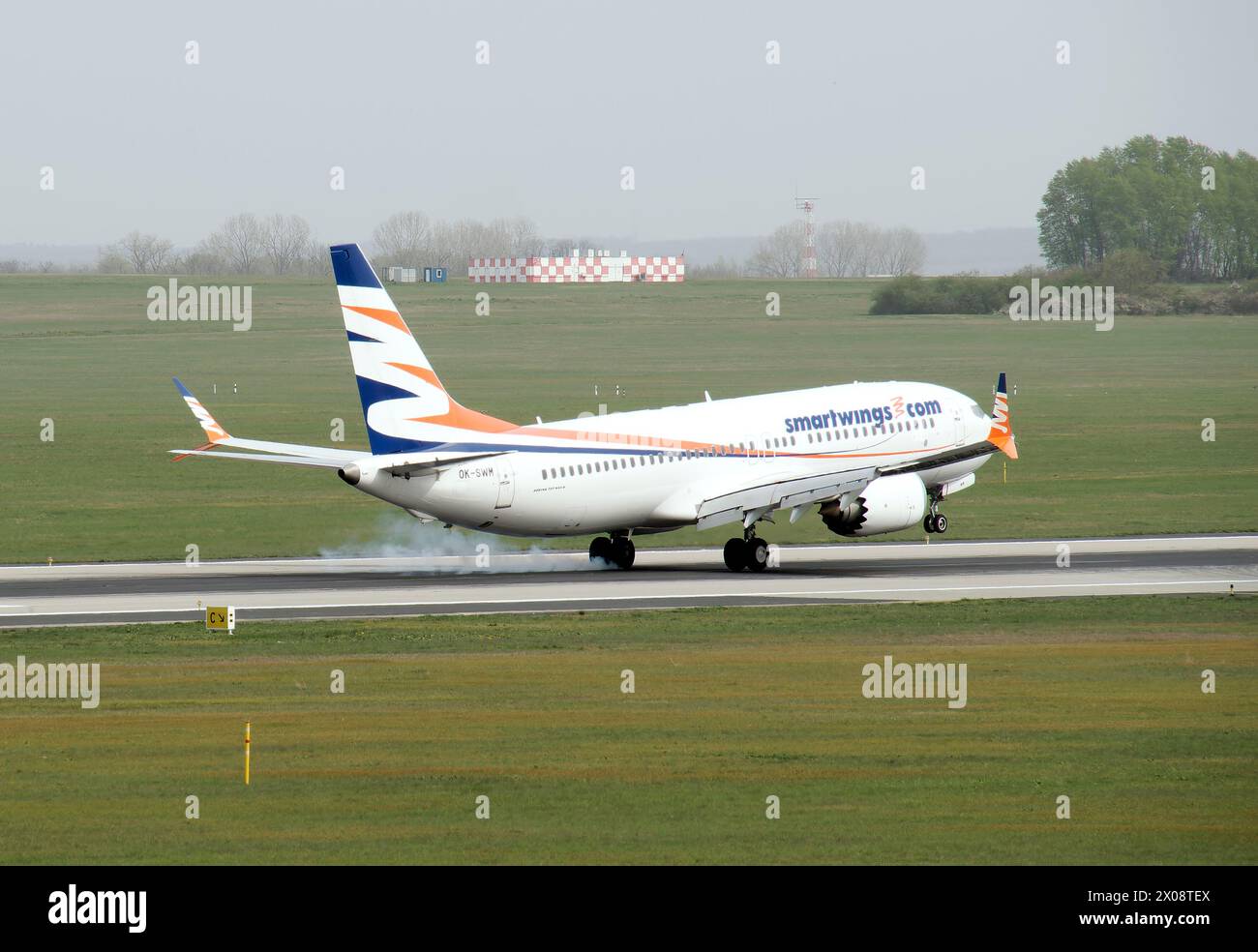 Boeing 737 8 max smartwings hi-res stock photography and images - Alamy
