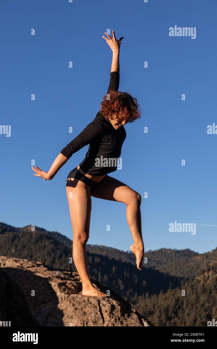 Graceful pose atop hi-res stock photography and images - Alamy