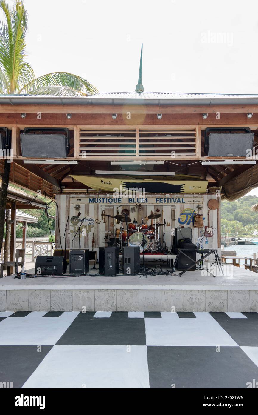 The annual Mustique Blues Festival takes place at the legendary Basil's ...