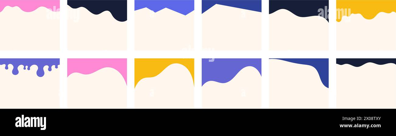 Array of varied shapes designed for headers or footers on square posts ...