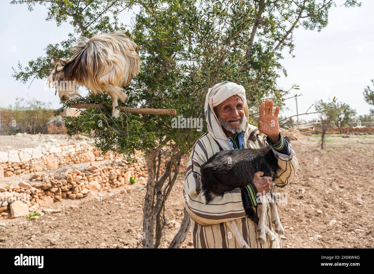 Moroccan man greeting hi-res stock photography and images - Alamy