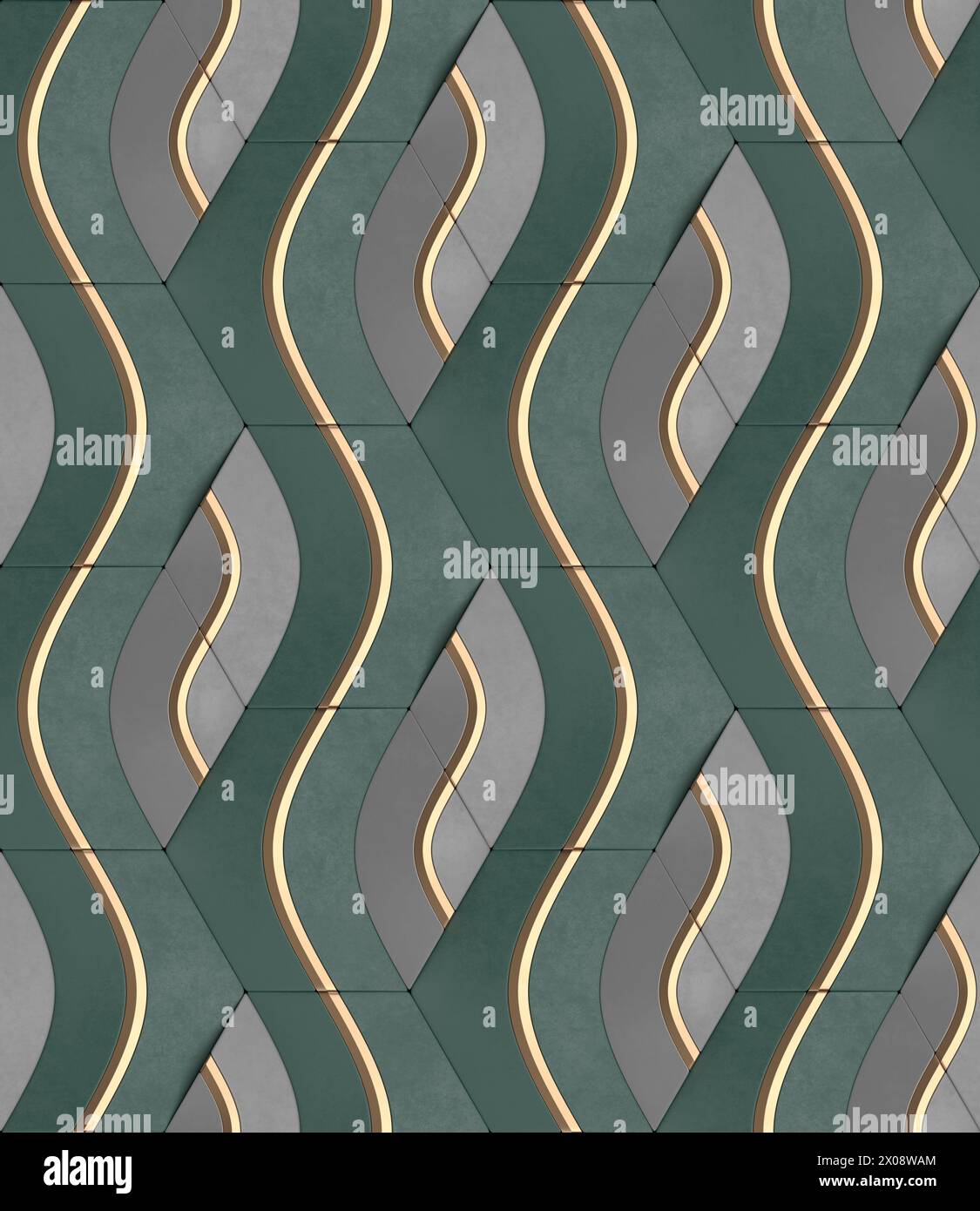 Geometric waves seamless pattern hi-res stock photography and images ...