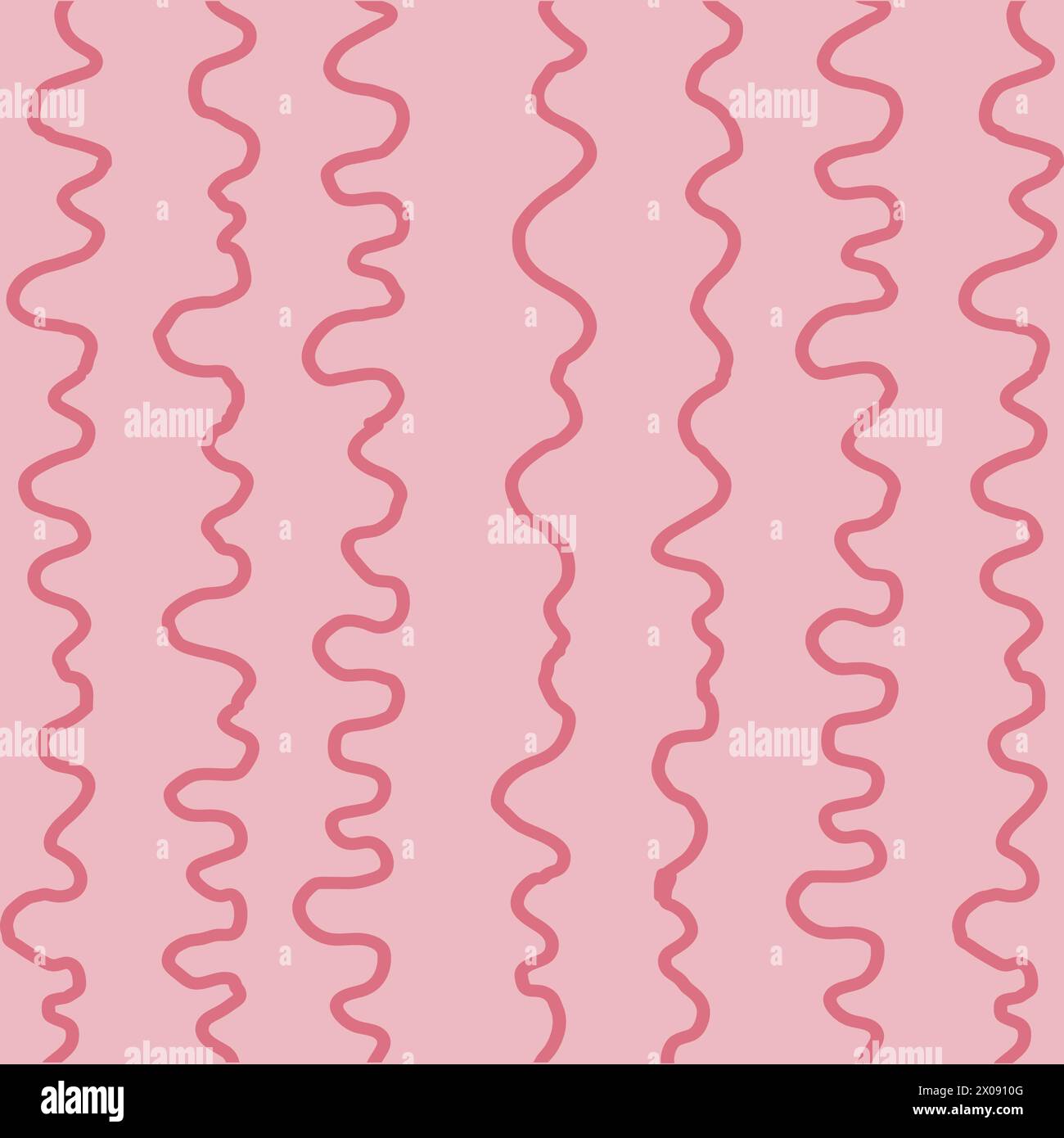 Wavy line curve linear wave free form. Expressive abstract vector backgrounds. Hand drawn doodle ...