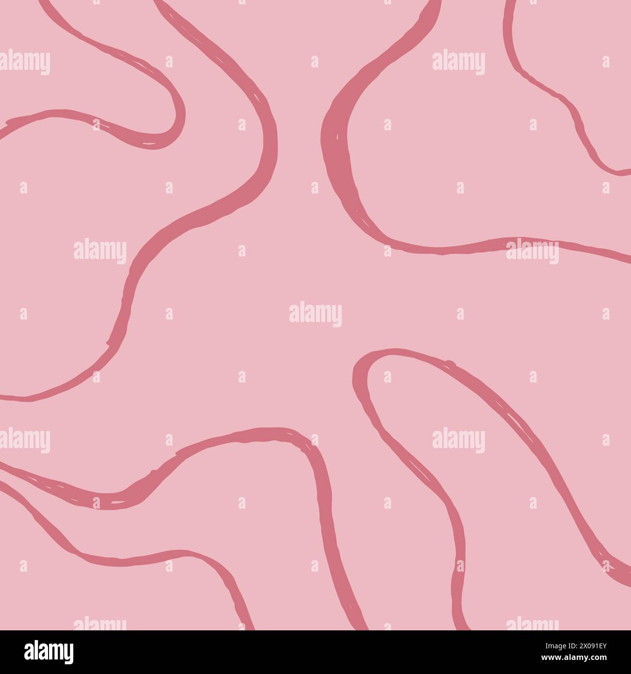 Colored doodle Decorative texture with tangled curved lines. Scrawl ...