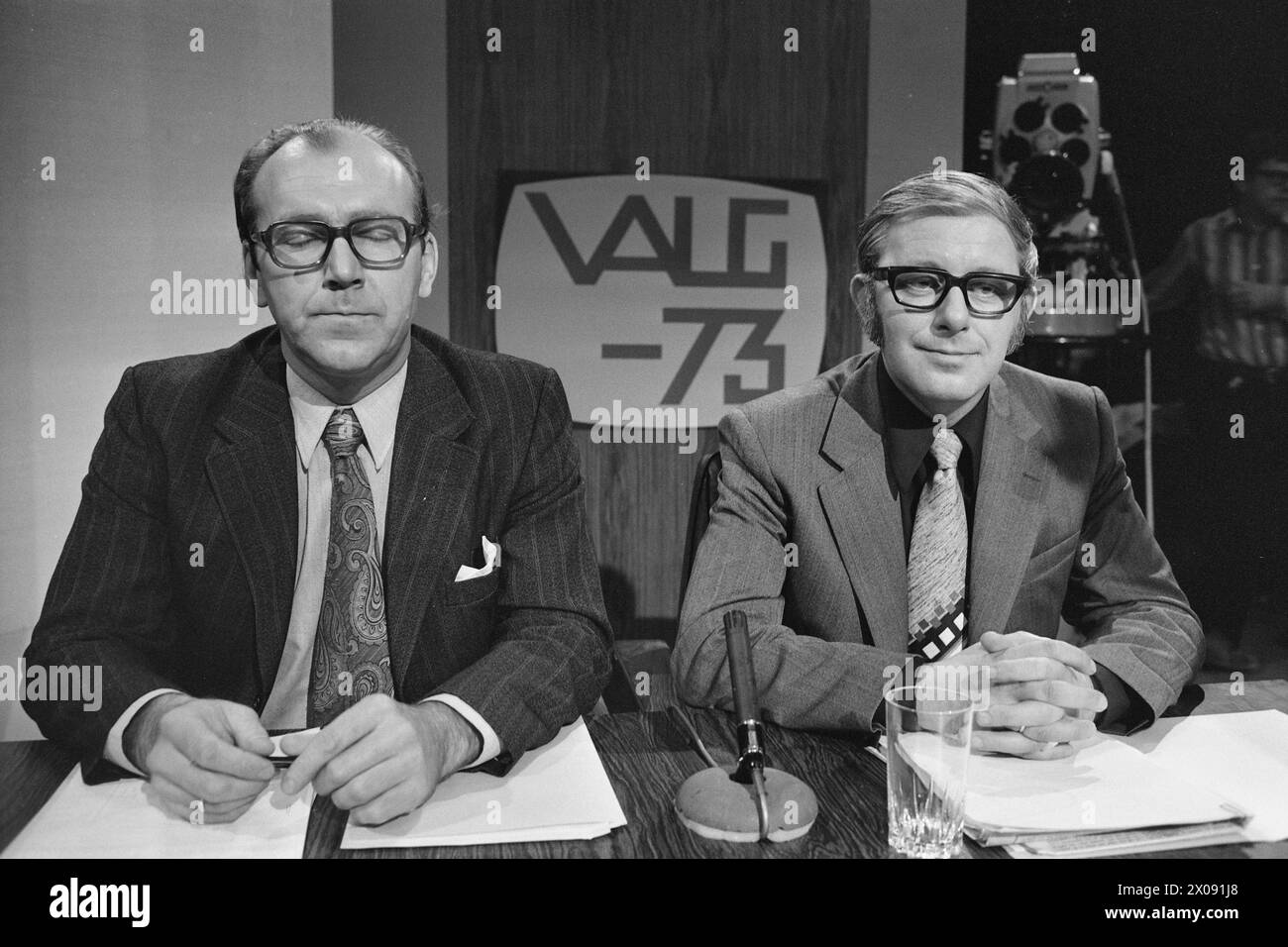 Aktuell 35-2-1973 : Radar-par ute av kursHerbjørn Sørebø og Lars-Jacob ...