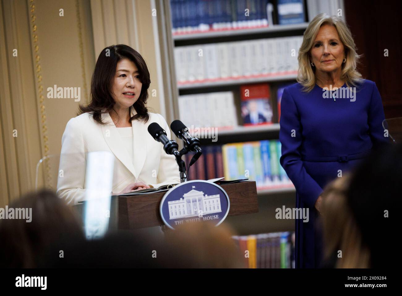 Washington, United States. 10th Apr, 2024. First Lady Jill Biden and ...