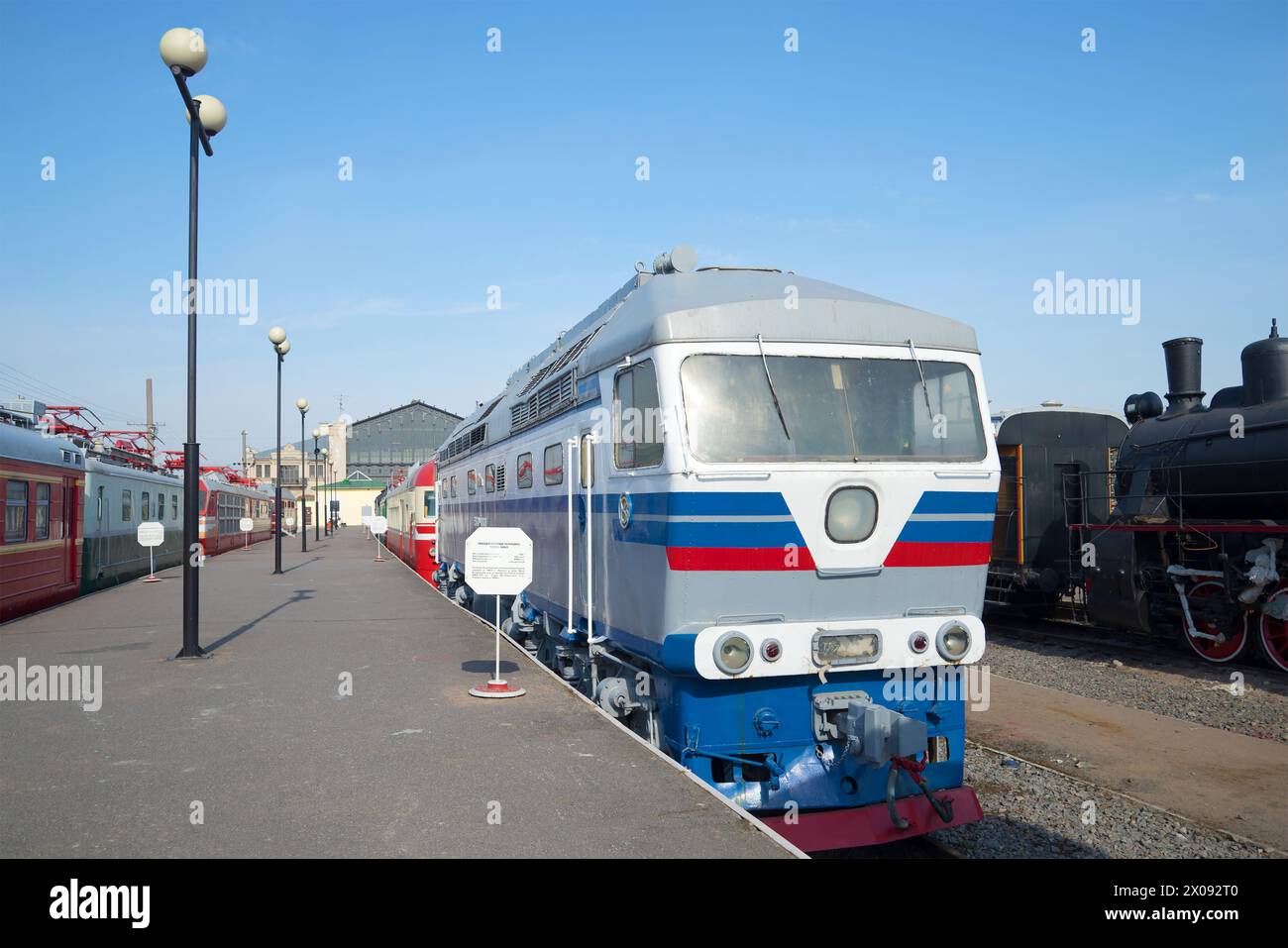 Railway locomotive in russia hi-res stock photography and images - Alamy