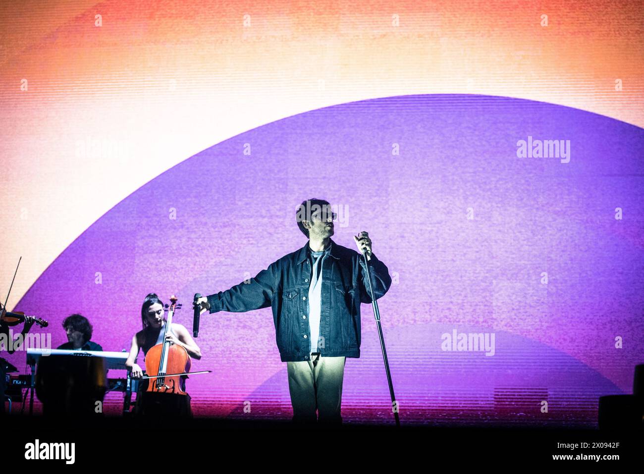 Torino, Italia. 2022. The Italian singer Gazzelle performed live on the ...