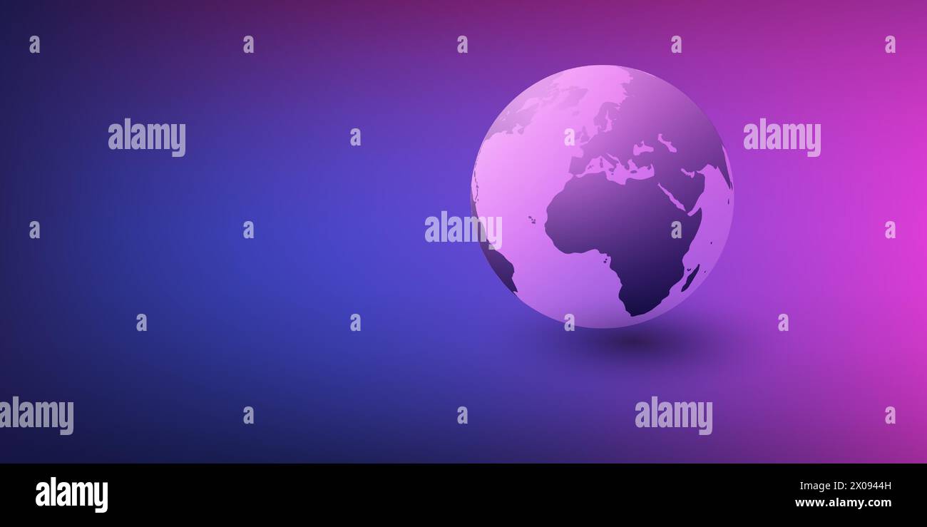 Earth Globe Design - Global Business, Technology, Globalization Concept ...