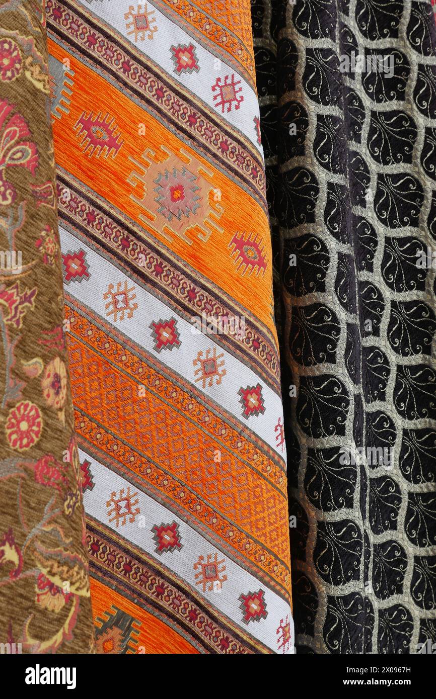 collection of Seamless colorful carpet Stock Photo - Alamy