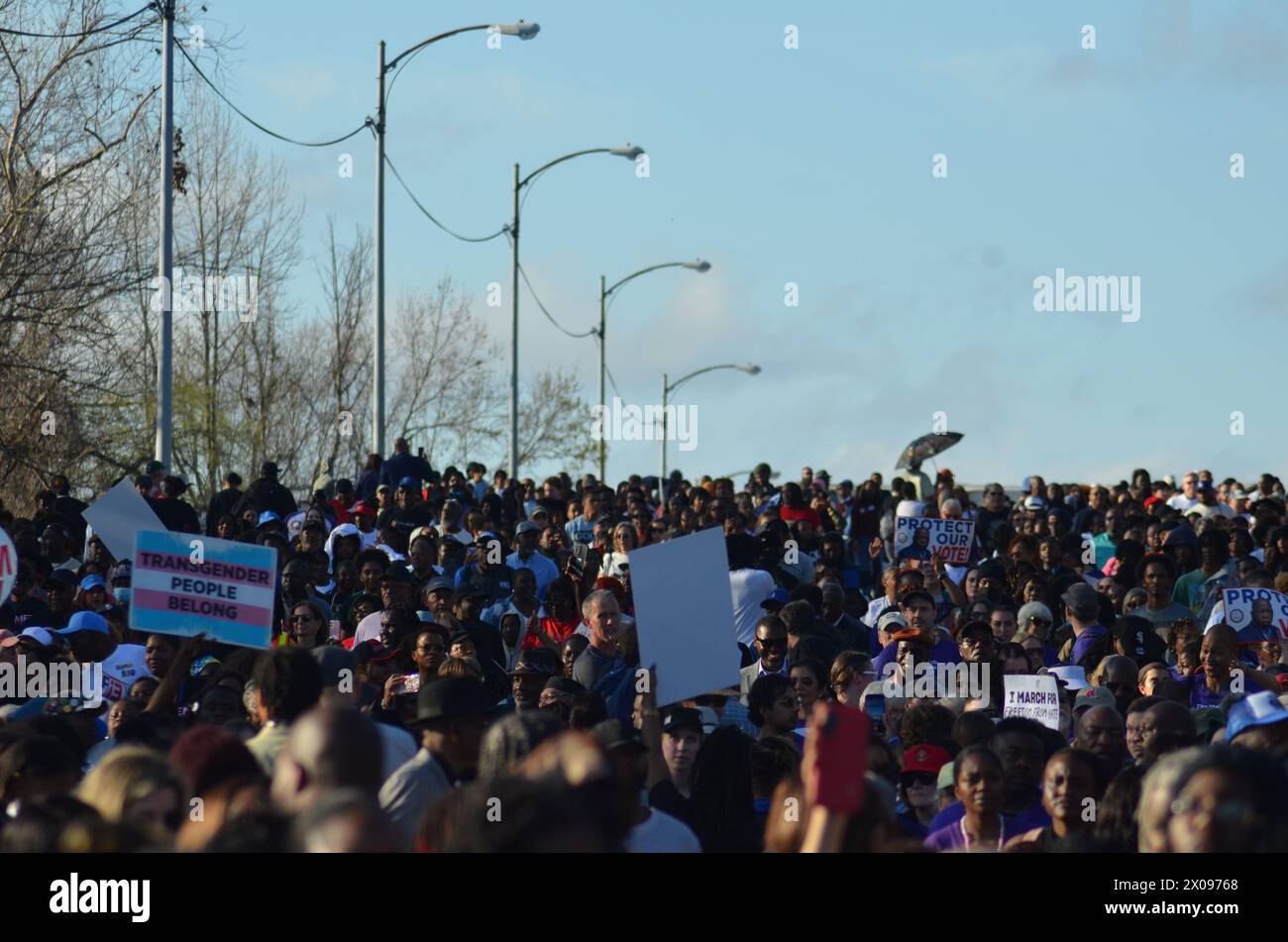 Bloody Sunday, Selma, Alabama 59th anniversary voting rights BLM Stock ...