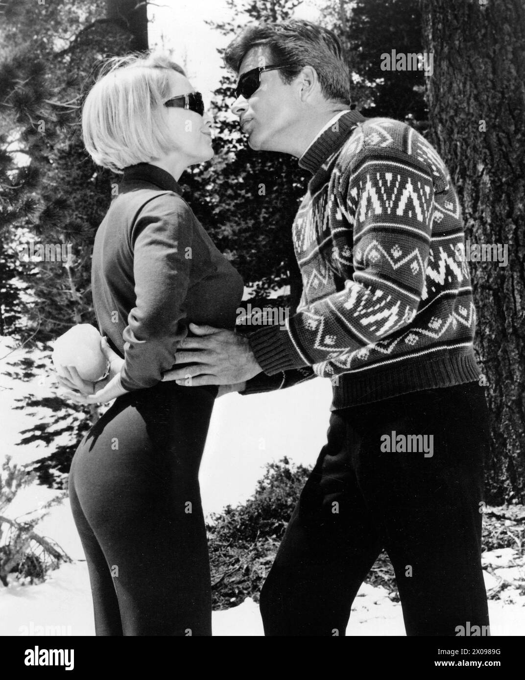 Chris Noel, Gary Clarke, on-set of the film, "Wild Wild Winter ...