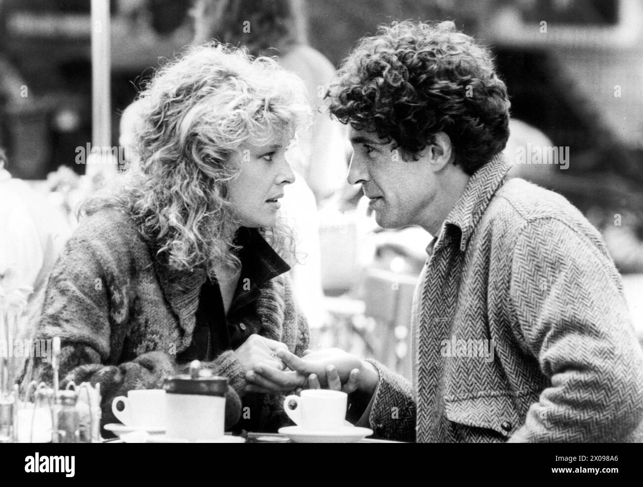 Kate Capshaw, John Shea, on-set of the film, "Windy City", Warner Bros ...