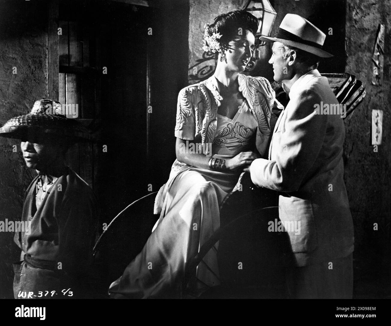 Carmen D'Antonio, Patric Knowles, on-set of the film, "World For Ransom ...