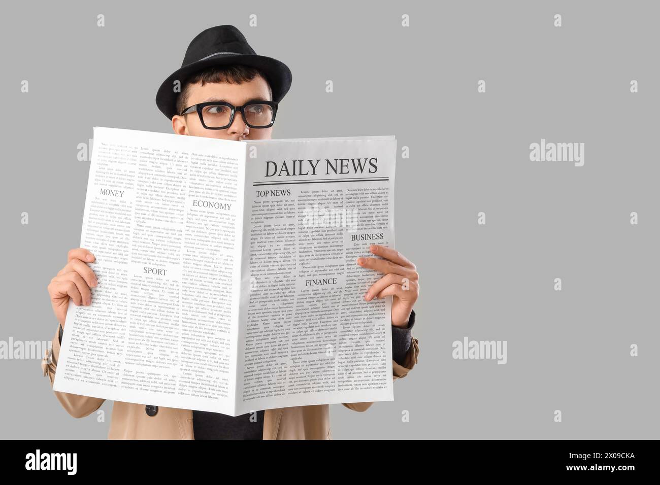 Undercover newspaper investigation hi-res stock photography and images ...