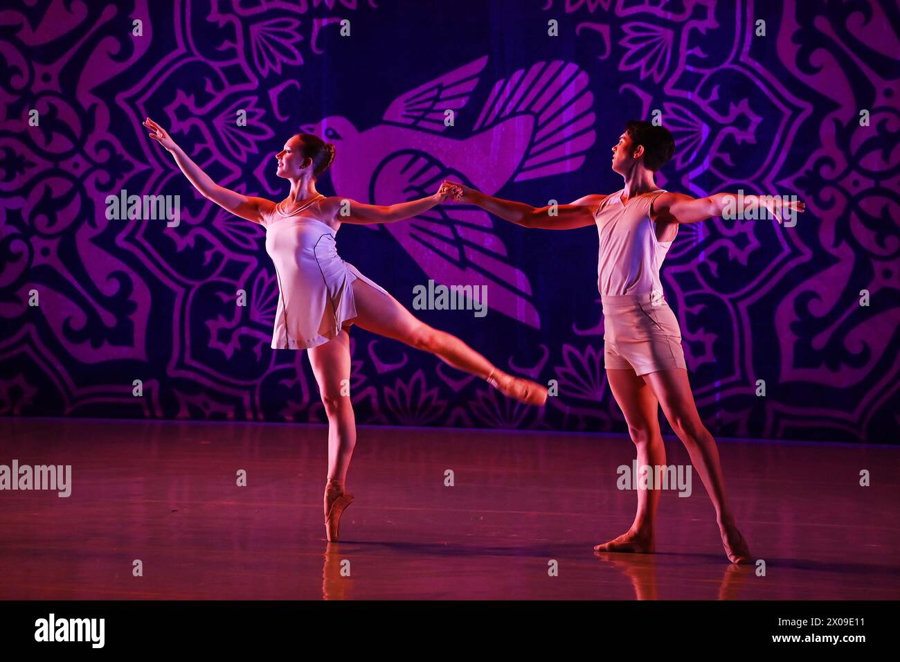 Ostrava, Czech Republic. 10th Apr, 2024. From left are Hannah Lukey and ...