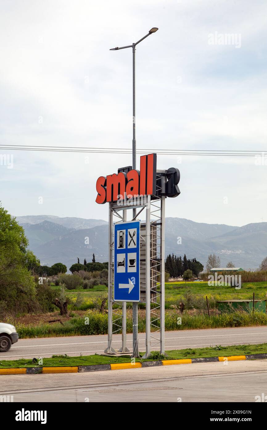 Small service station, Greece Stock Photo - Alamy
