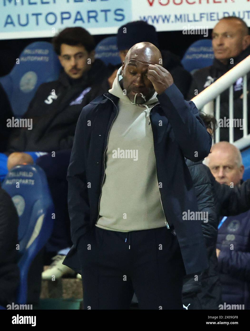 Darren Moore (Port Vale manager) at the Peterborough United v Port Vale ...