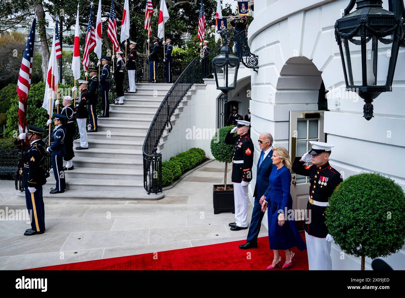 Washington, Dc, USA. 10th Apr, 2024. DC-Whitehouse. President Joe Biden and First Lady Dr. Jill ...