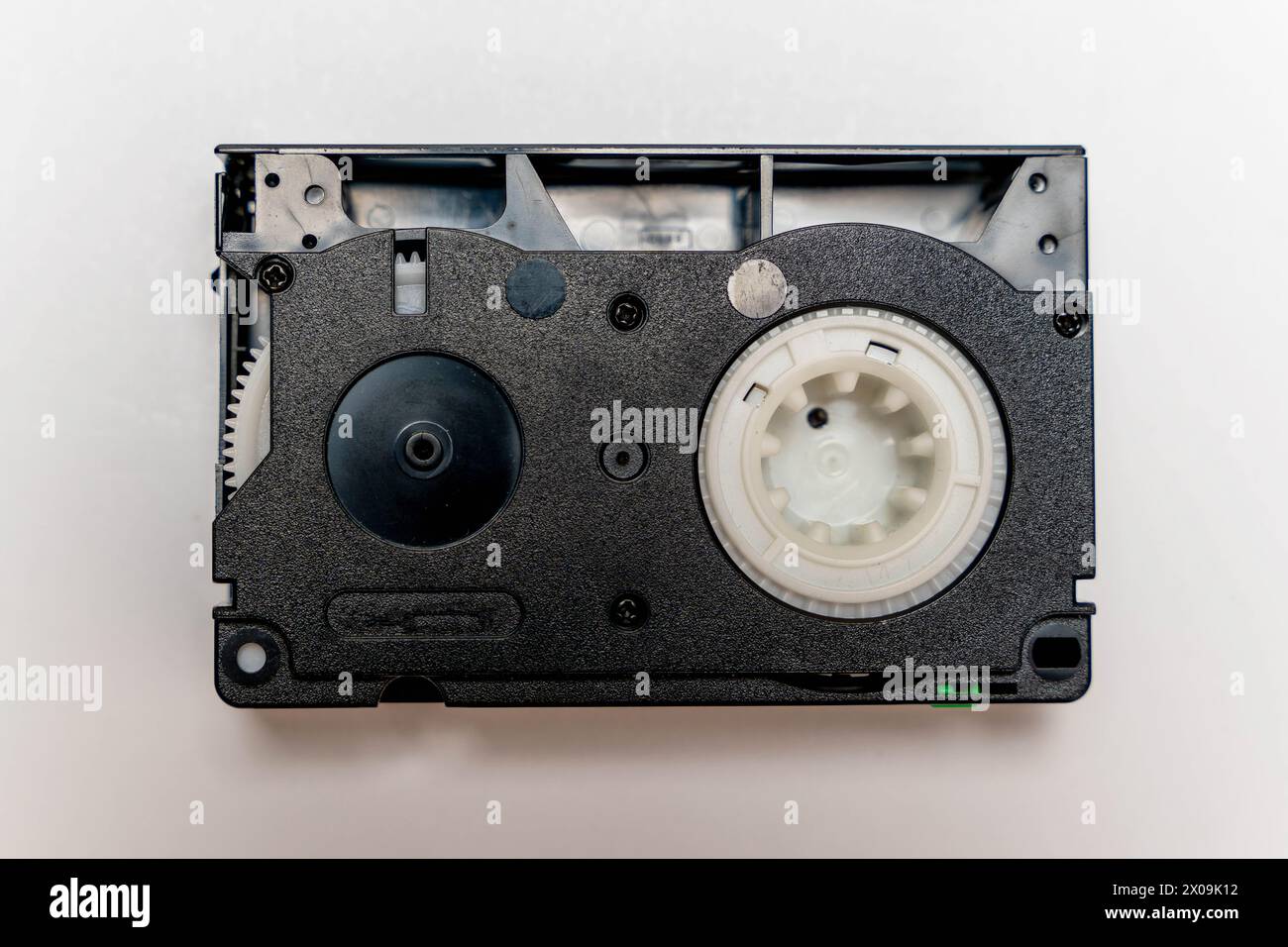 Vintage VHS film cassette on a white background. home video studio ...